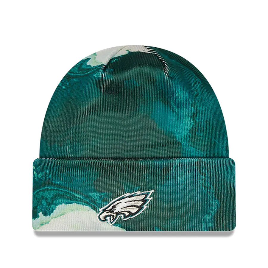 PHILADELPHIA EAGLES New Era Green 2022 Ink Dye Cuff Knit Hat – Eclectic ...